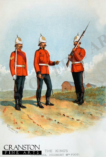 The Kings Liverpool Regiment (8th Foot) by Richard Simkin – Military ...