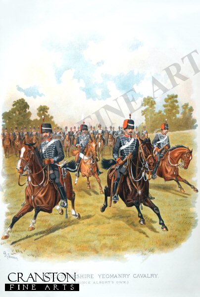 Leicestershire Yeomanry Cavalry (Prince Alberts Own) by Richard Simkin ...