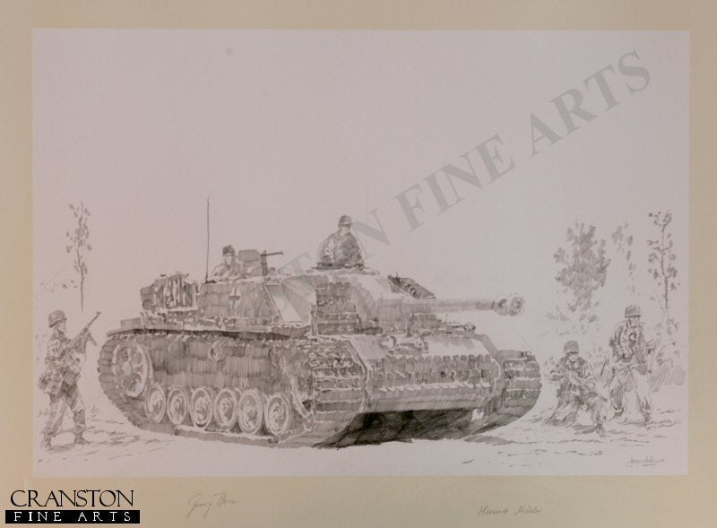 Stug III by Jason Askew. [Original Drawing] – Military Aviation Art Prints