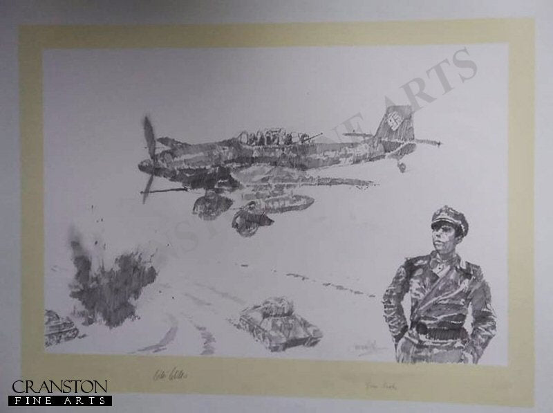 Tank-Busting Stuka by Jason Askew. [Original Drawing] – Military ...