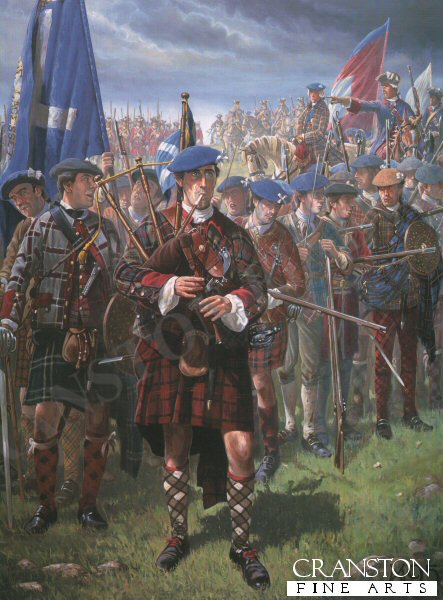 The Jacobite Piper by Mark Churms. [Postcard] – Military Aviation Art ...