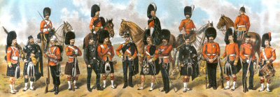 Scots Regiments of the British Army by Richard Simkin. [print ...