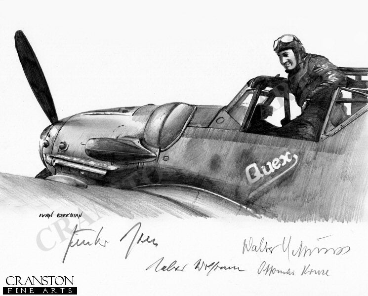 Walter Wolfrum by Ivan Berryman. [Original Drawing] – Military Aviation ...