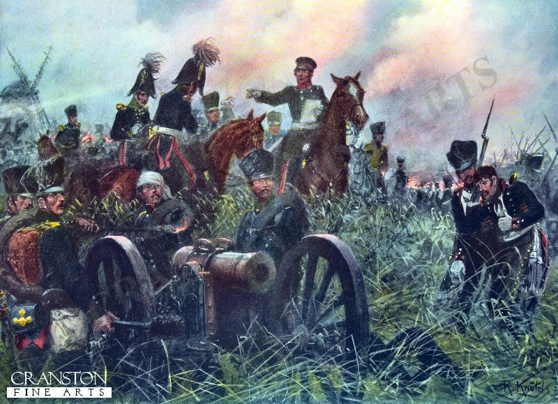The Battle Of Ligny On June 17 1815 By Richard Knotel Postcard