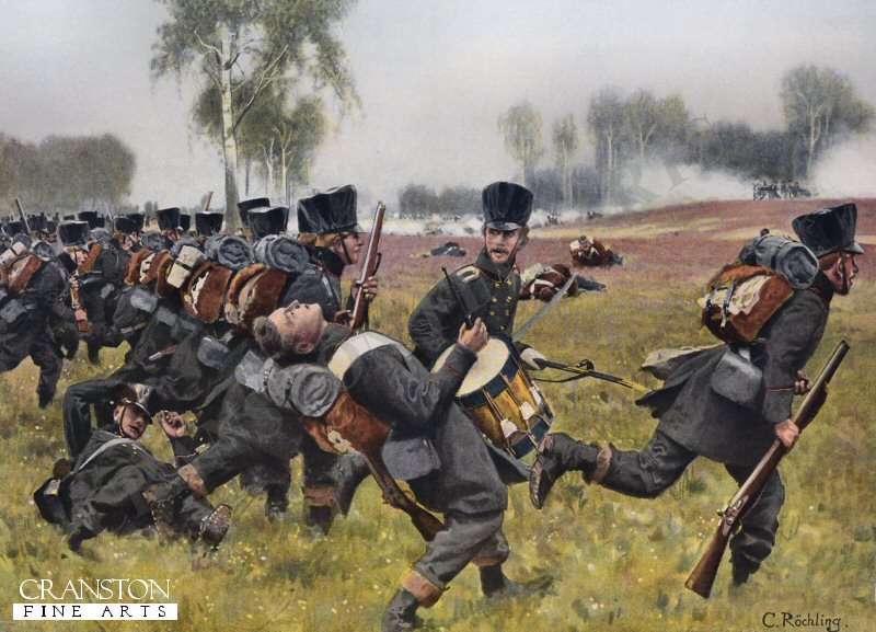 The Heroic Eleonore Prochaska Falling at the Battle of the Gohrde By C ...