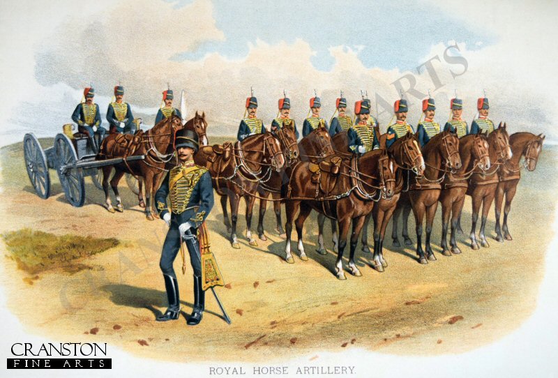 Royal Horse Artillery by Richard Simkin [print] – Military Aviation Art ...