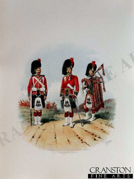 The Black Watch by Richard Simkin. [Antique] – Military Aviation Art Prints